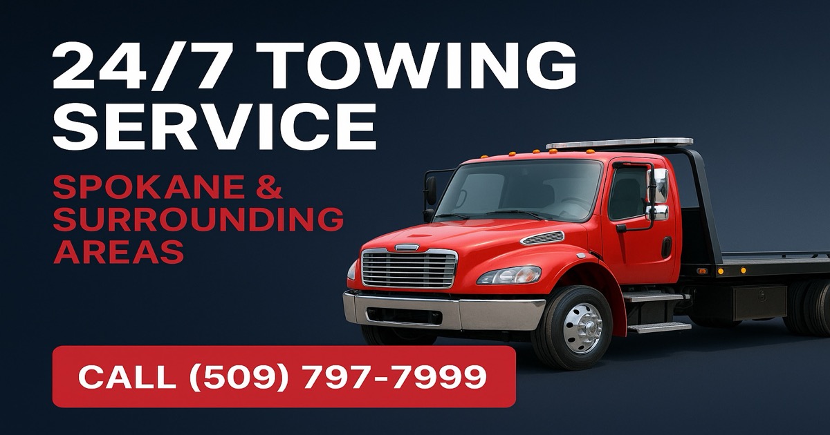 Spokane Towing | 24/7 Emergency Towing & Roadside Assistance
